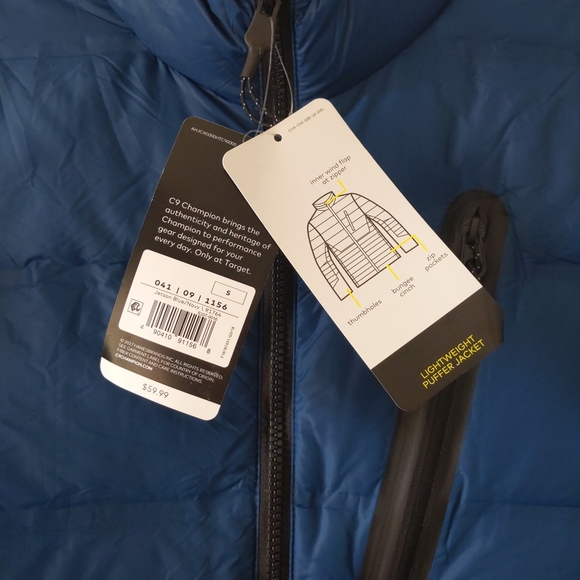 C9 by Champion | Jackets & Coats | Nwt Mens Champion C9 Blue Puffer ...
